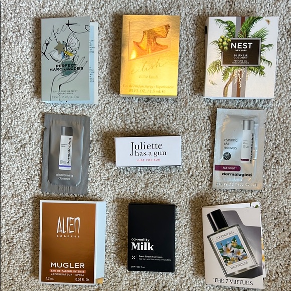 Skincare | New Assorted Fragrance And Skincare Sample Set | Poshmark